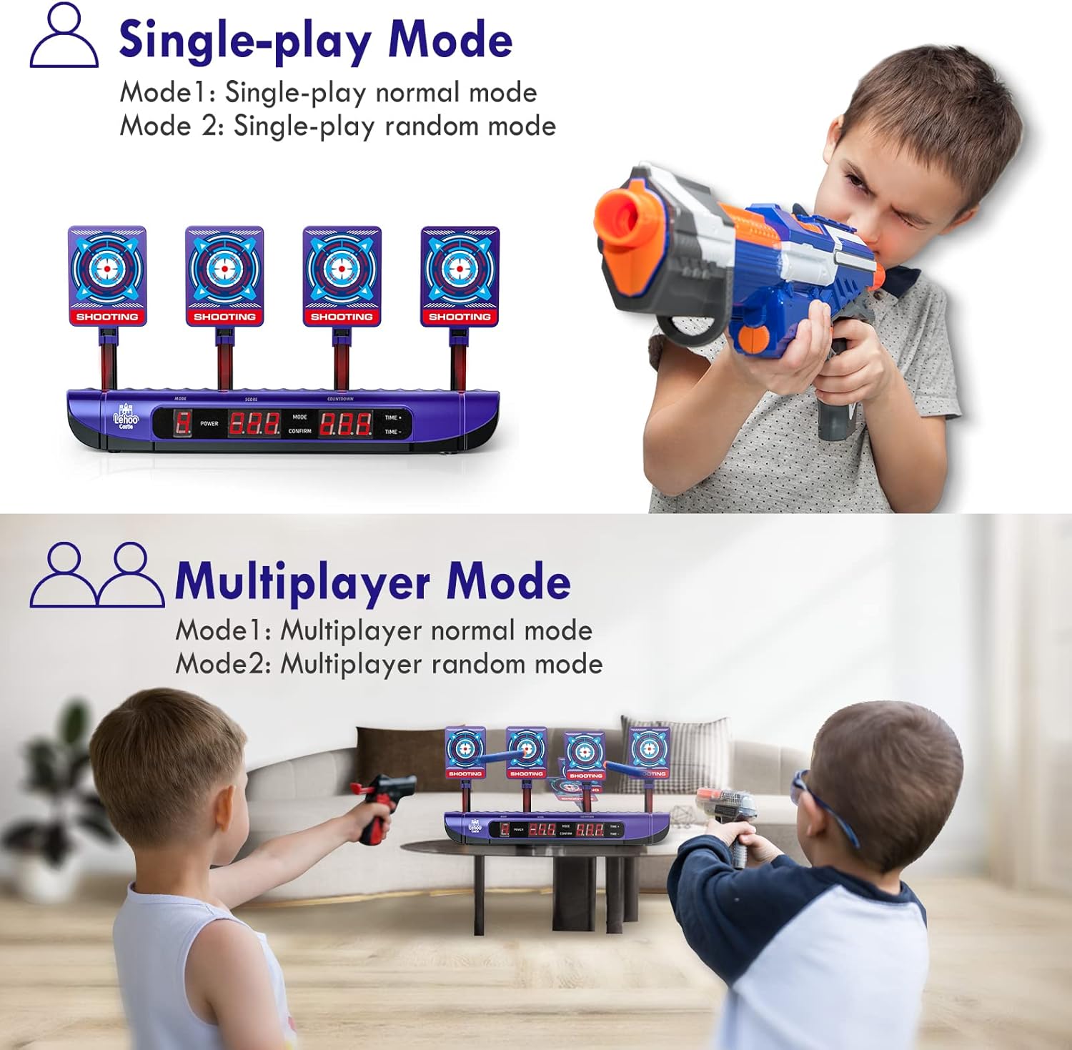 Buy Lehoo Castle Targets Shooting Games for Shooting Practice, Upgraded ...