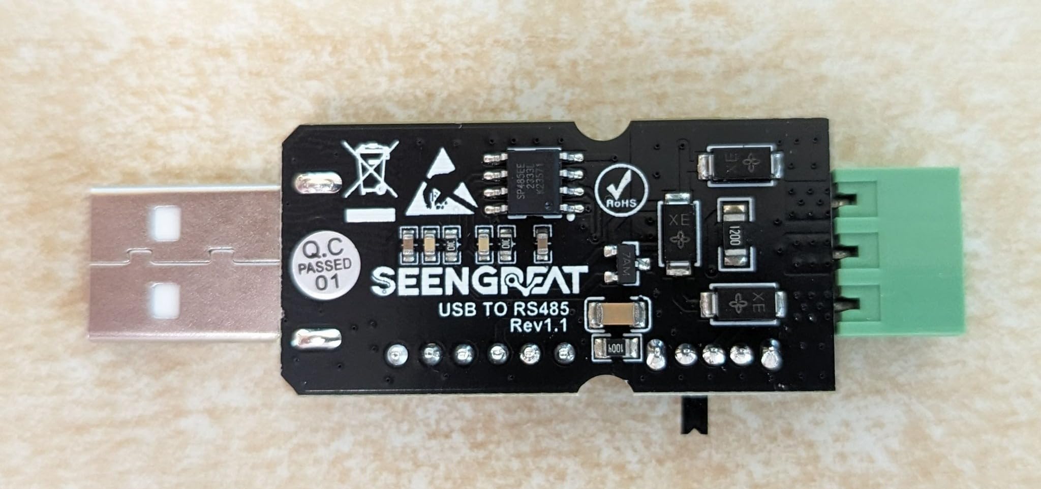 Amazon.com: Xicoolee USB to RS485 Converter Industrial Bidirectional Converter RS485 to USB ...