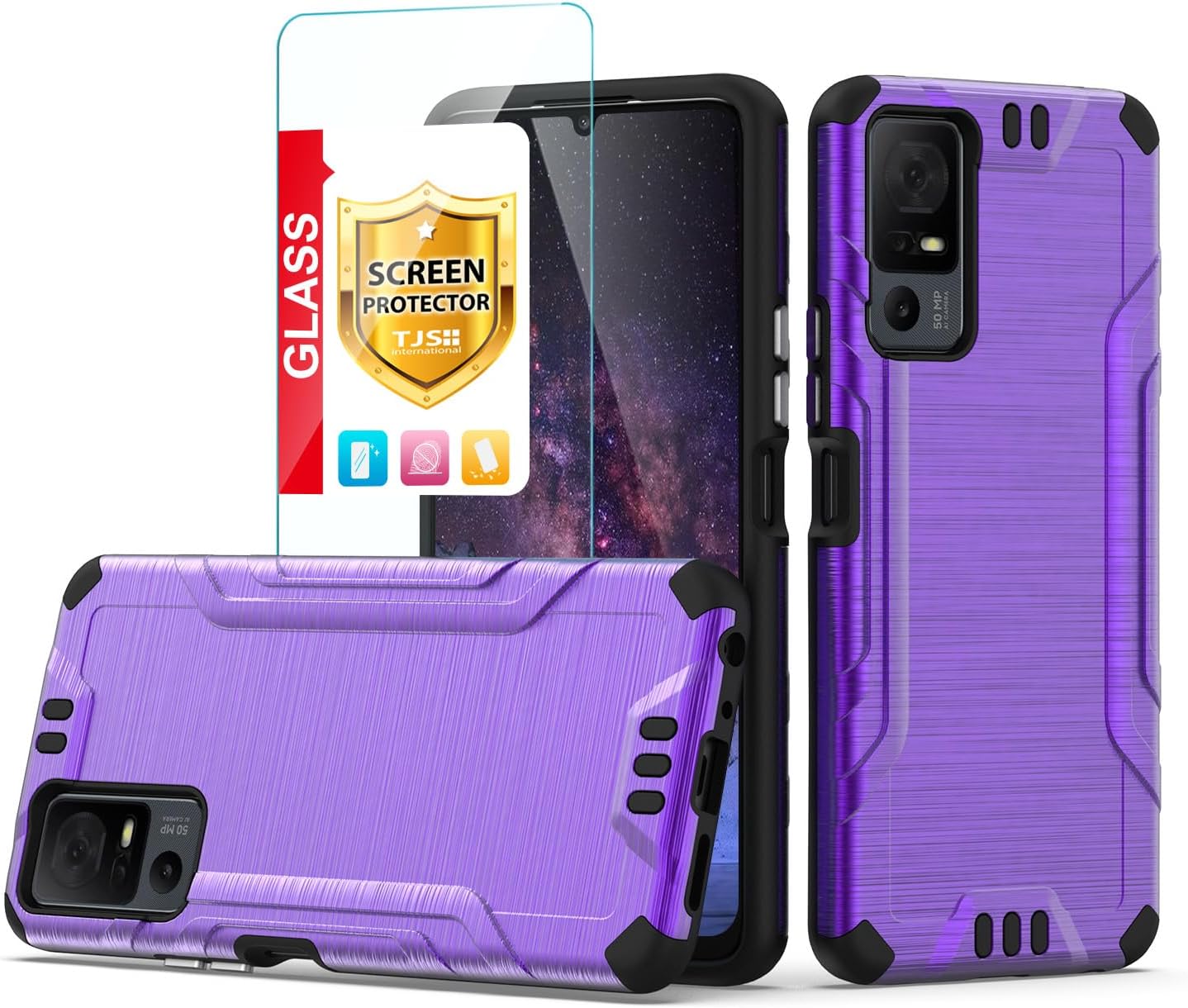 Amazon.com: TJS Case for TCL 40 XL & T608DL, Jitterbug Smart4 Case with ...