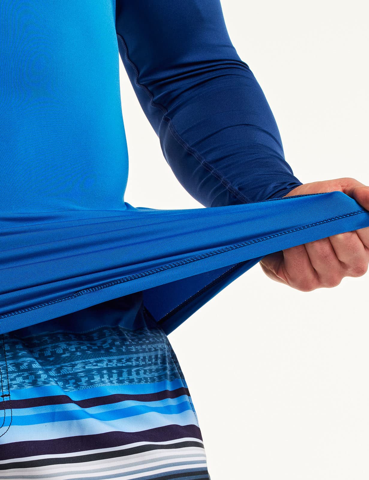 Snapklik.com : Mens UPF 50+ Long Sleeve Rash Guard, UV/SPF Quick Dry ...