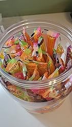 Amazon.com: Jin Jin Fruit Jelly Filled Strip Straws Candy - Many ...