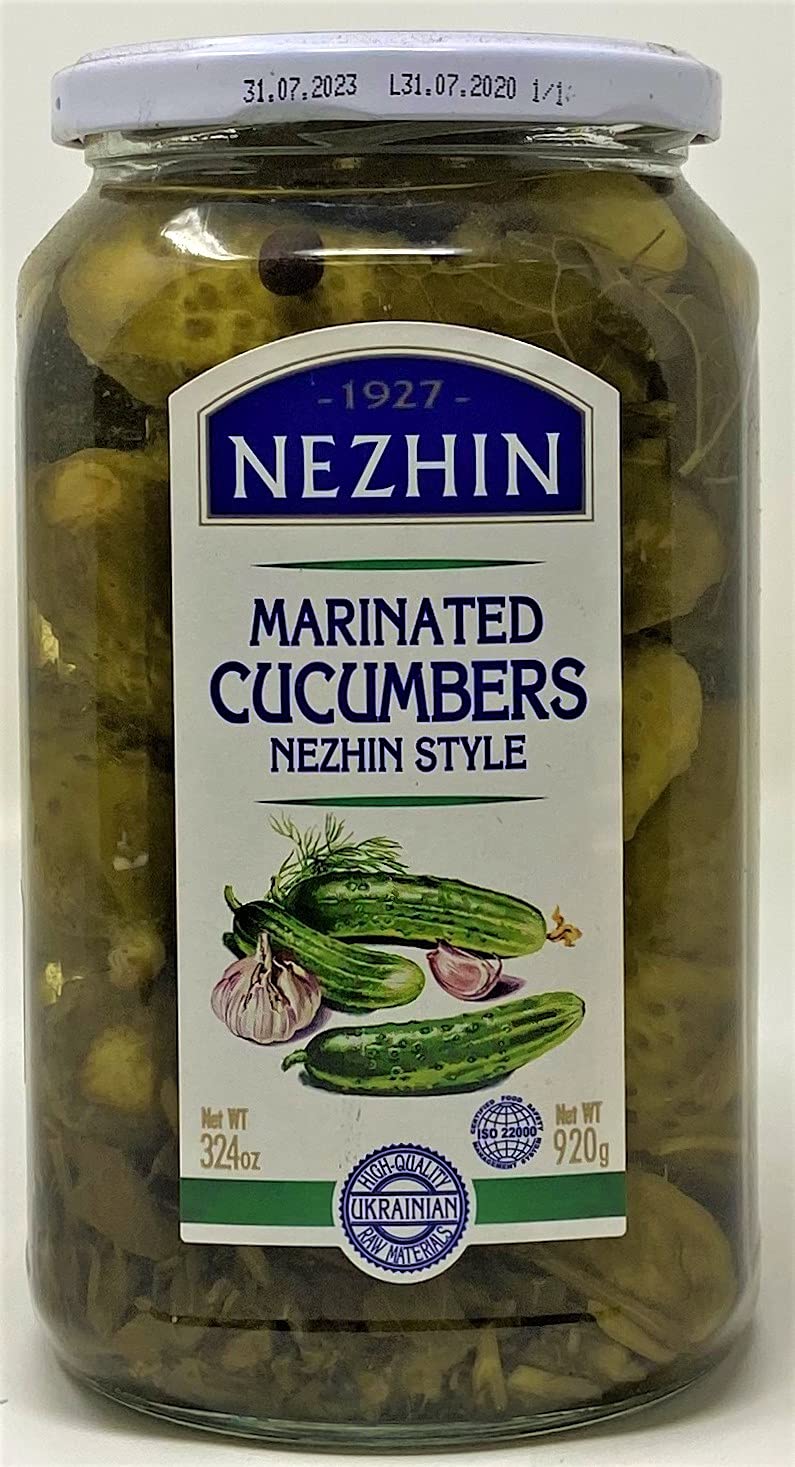 Amazon.com: Nezhin Marinated cucumbers, No Preservatives, High-Quality ...