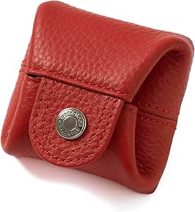 Amazon.com: Cockatoo Genuine Leather Coin Pouch Change Holder, Mini ...