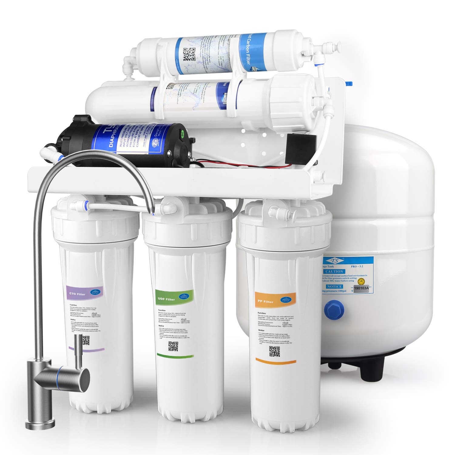 Simpure Reverse Osmosis Drinking Water Filtration Ultimate Ro Perm ...