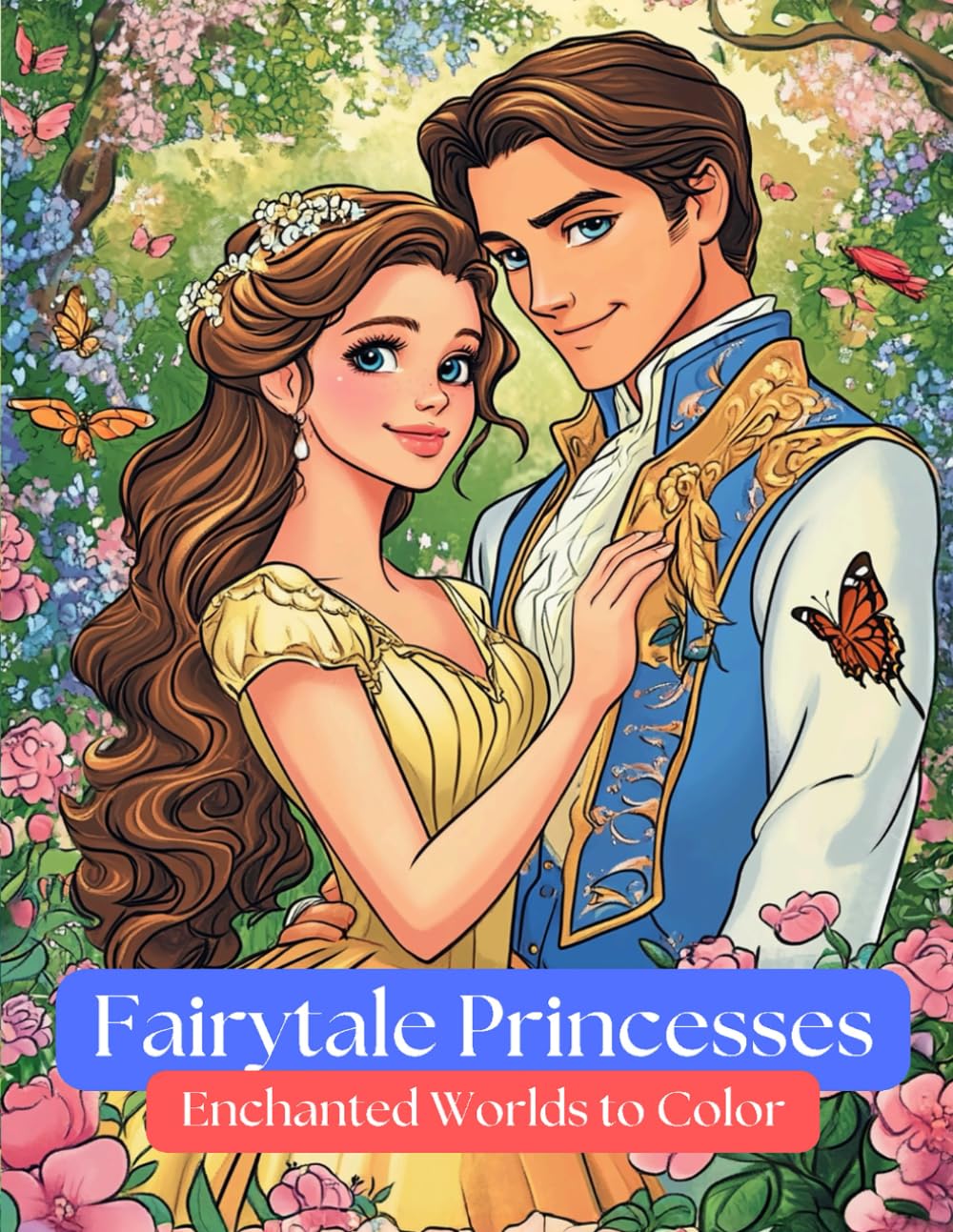 Fairytale Princesses: Enchanted Worlds to Color: Seltron, ME ...