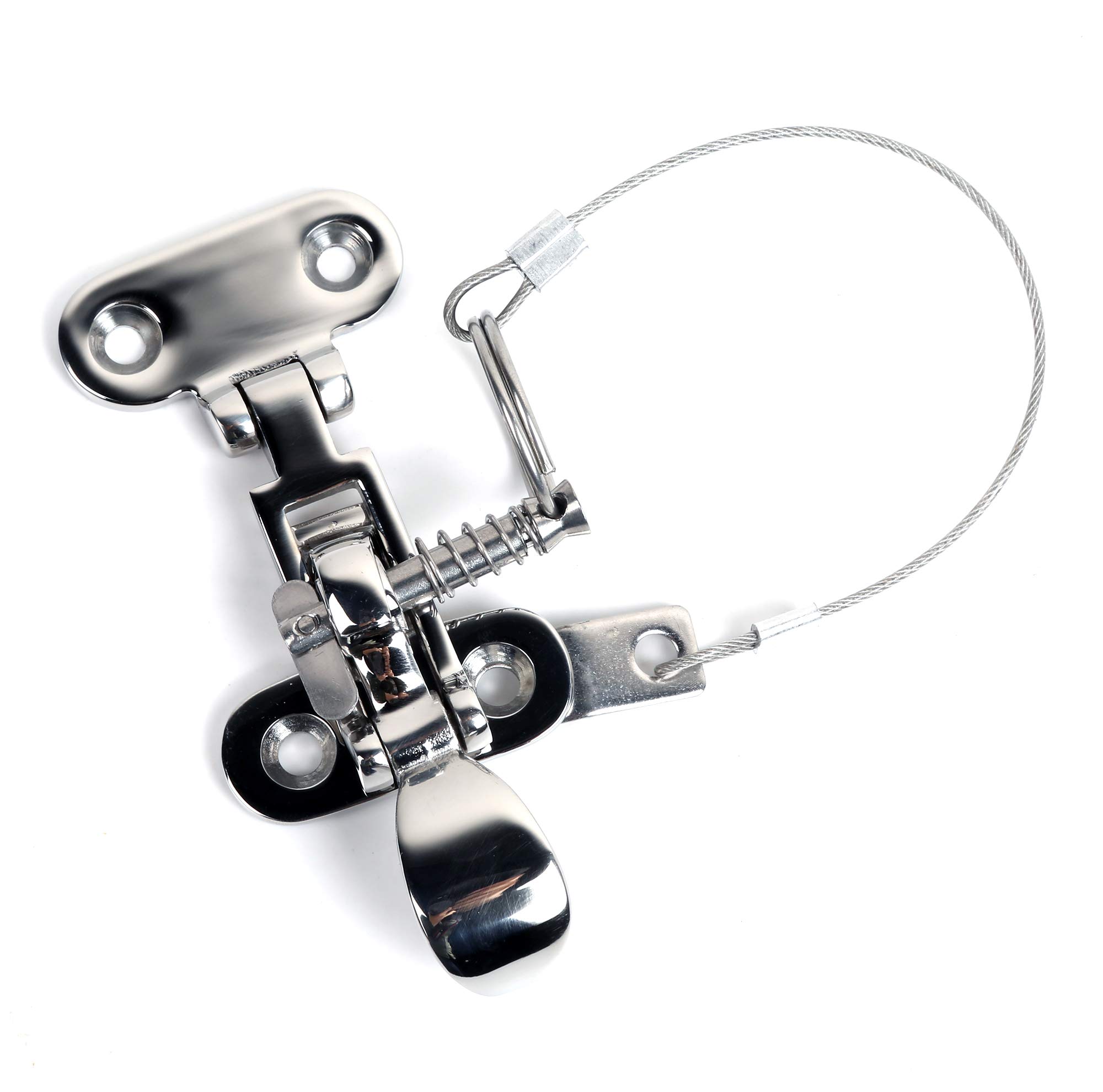 Mxeol Boat Lockable Hold Down Clamp Latch Marine Clasp Locker Hatch W ...