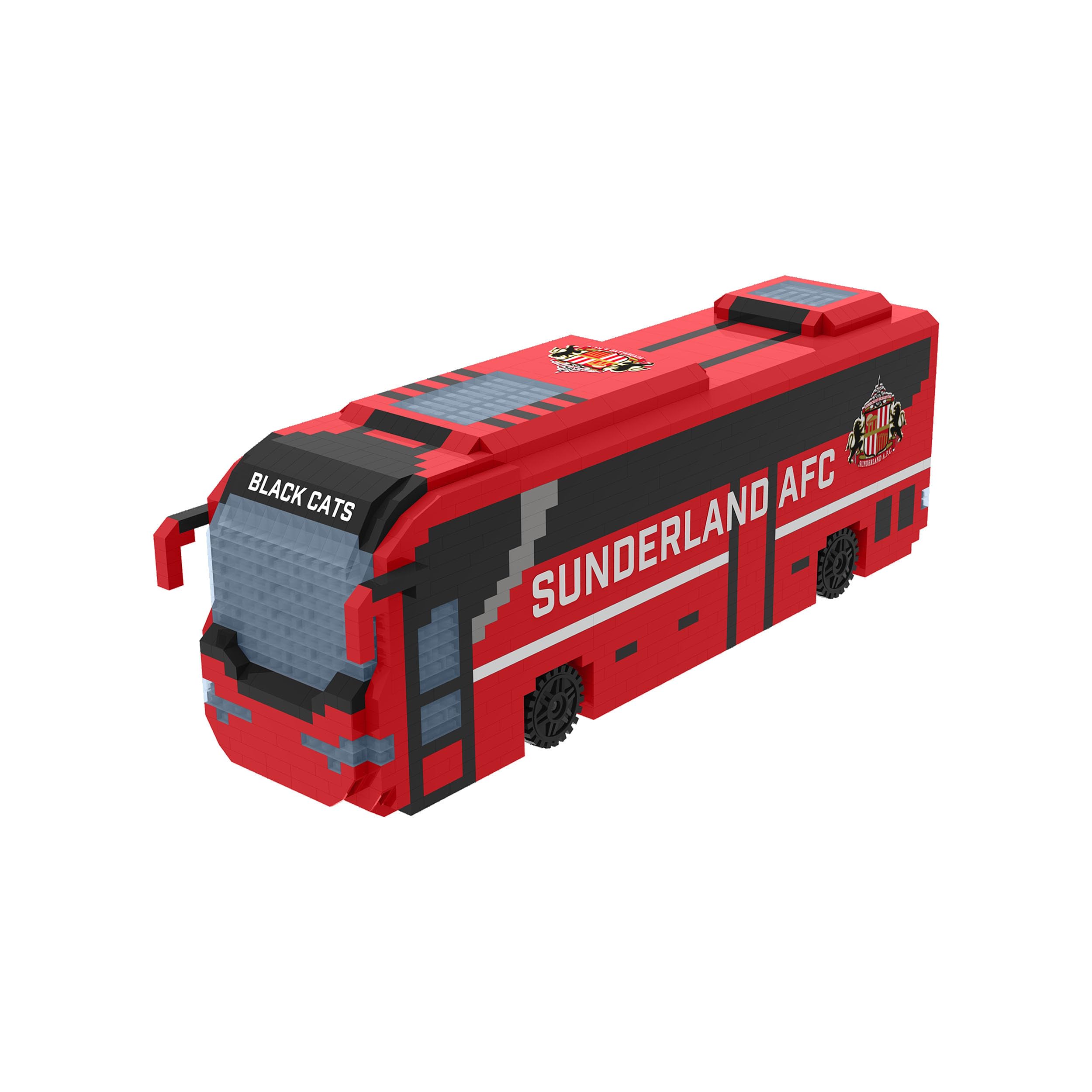 FOCO Officially Licensed Sunderland AFC 3D BRXLZ Bricks Football Coach ...