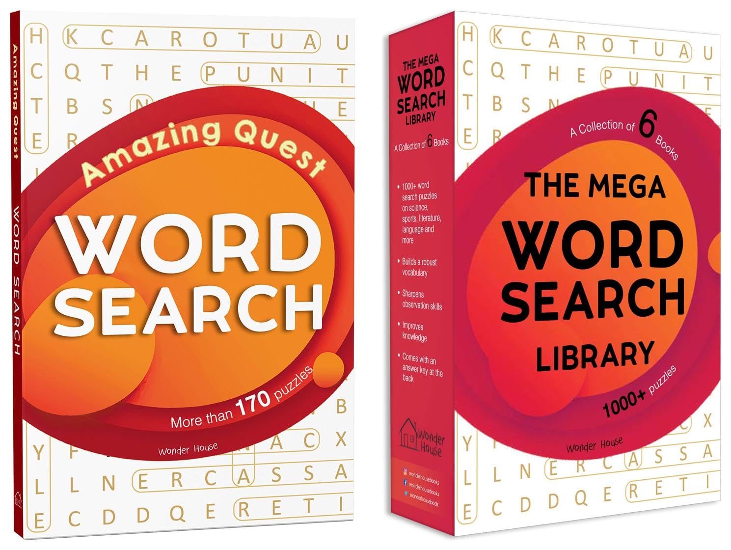 Buy The Mega Word Search Library: Gift Boxset For Kids (A Collection of ...