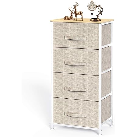 EXQUI Wooden Chest of Drawers Cabinet of Drawers Storage Side Cabinet ...