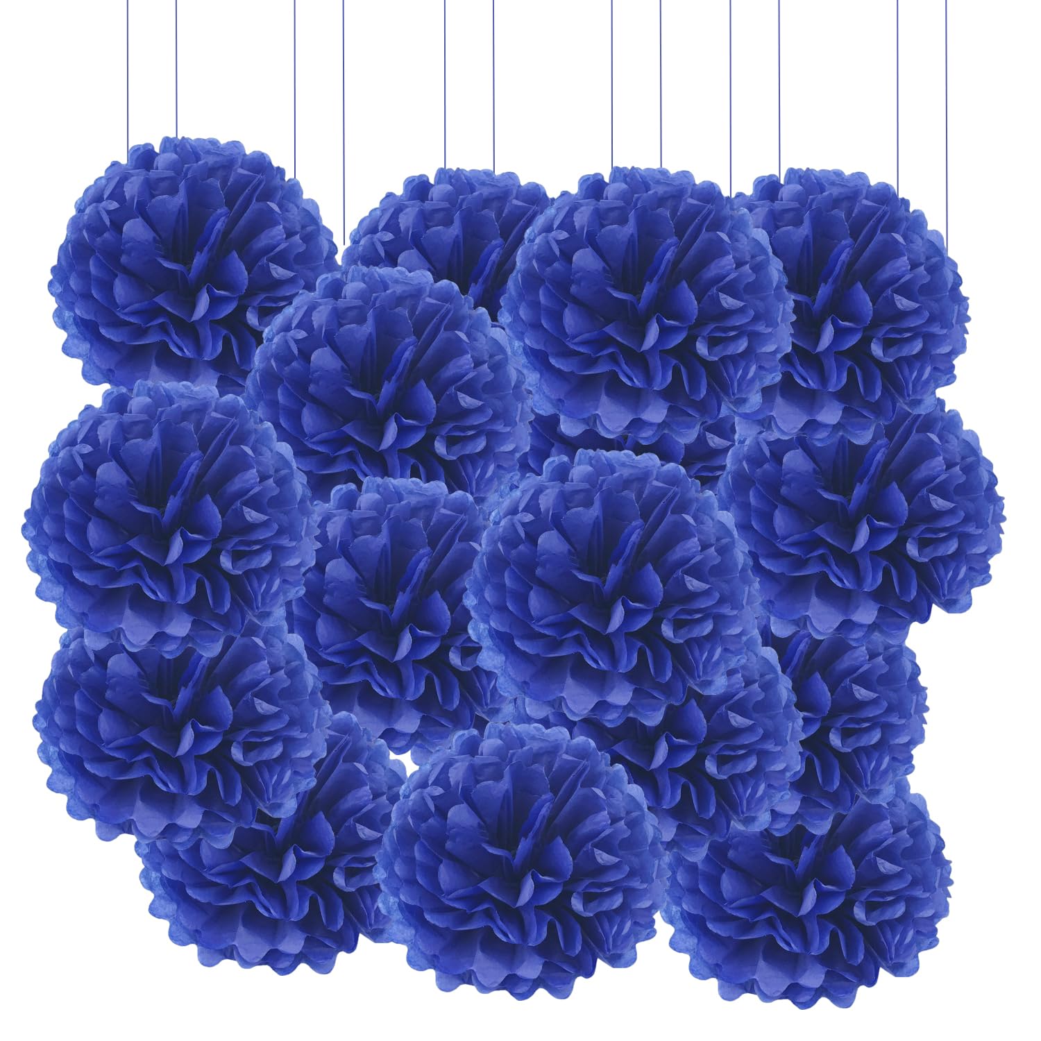 Pompones de papel de color az... - B0CZDQLTKX | Encarguelo.com