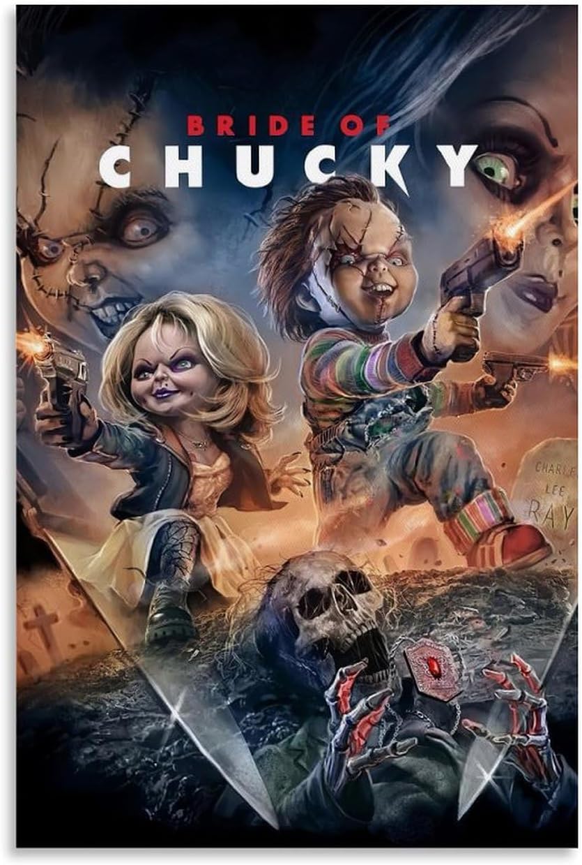 LLXXHHHEY Bride of Chucky Movie Poster Horror Movie Posters Poster ...