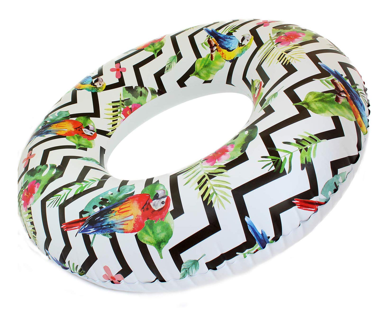 Amazon.com: Playtek 41 Inch Pool Float, Tropical Parrot Large Swim Tube ...