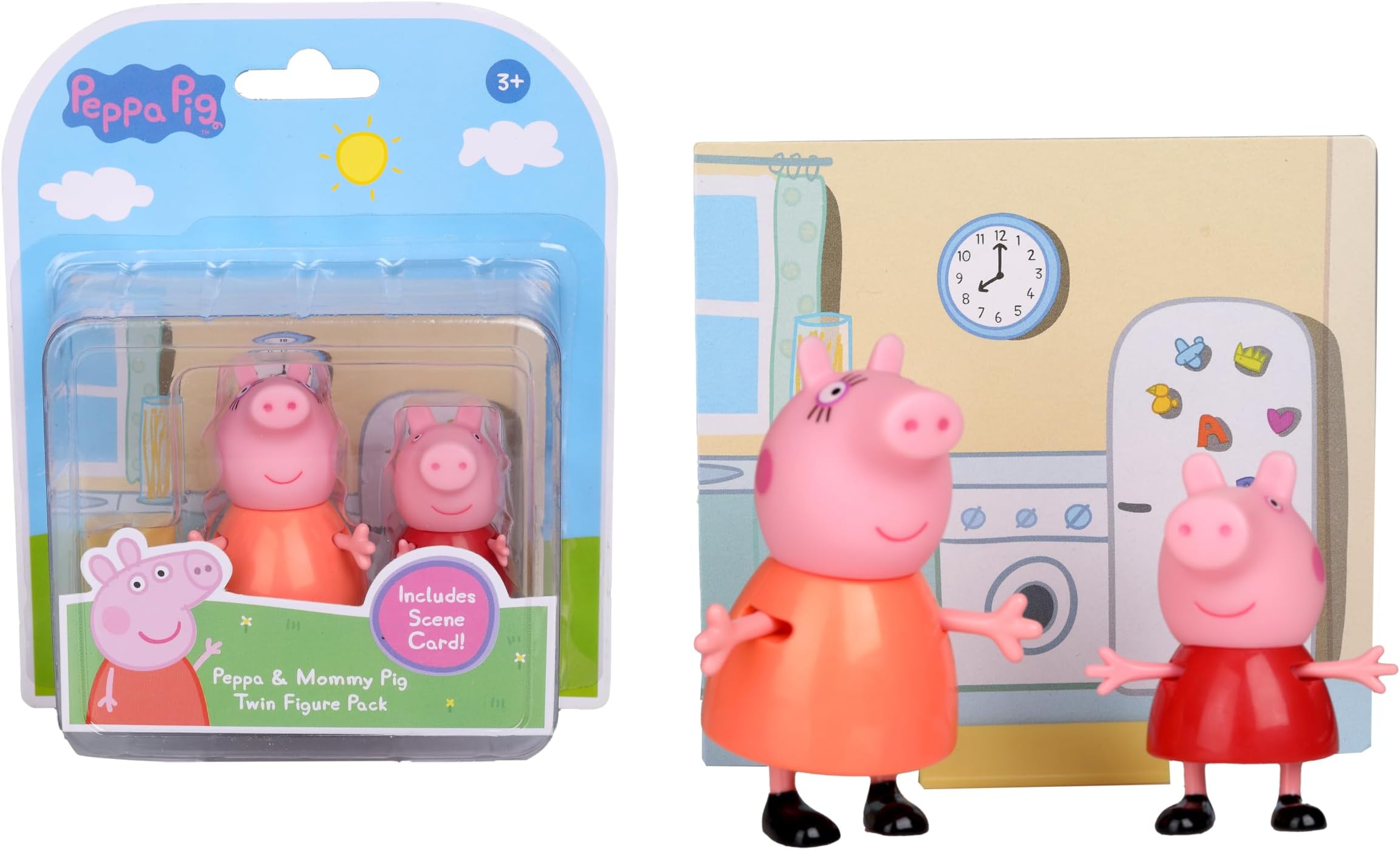 Buy PEPPA PIG and George Twin Figure Fun Pack with Two Poseable Figures ...