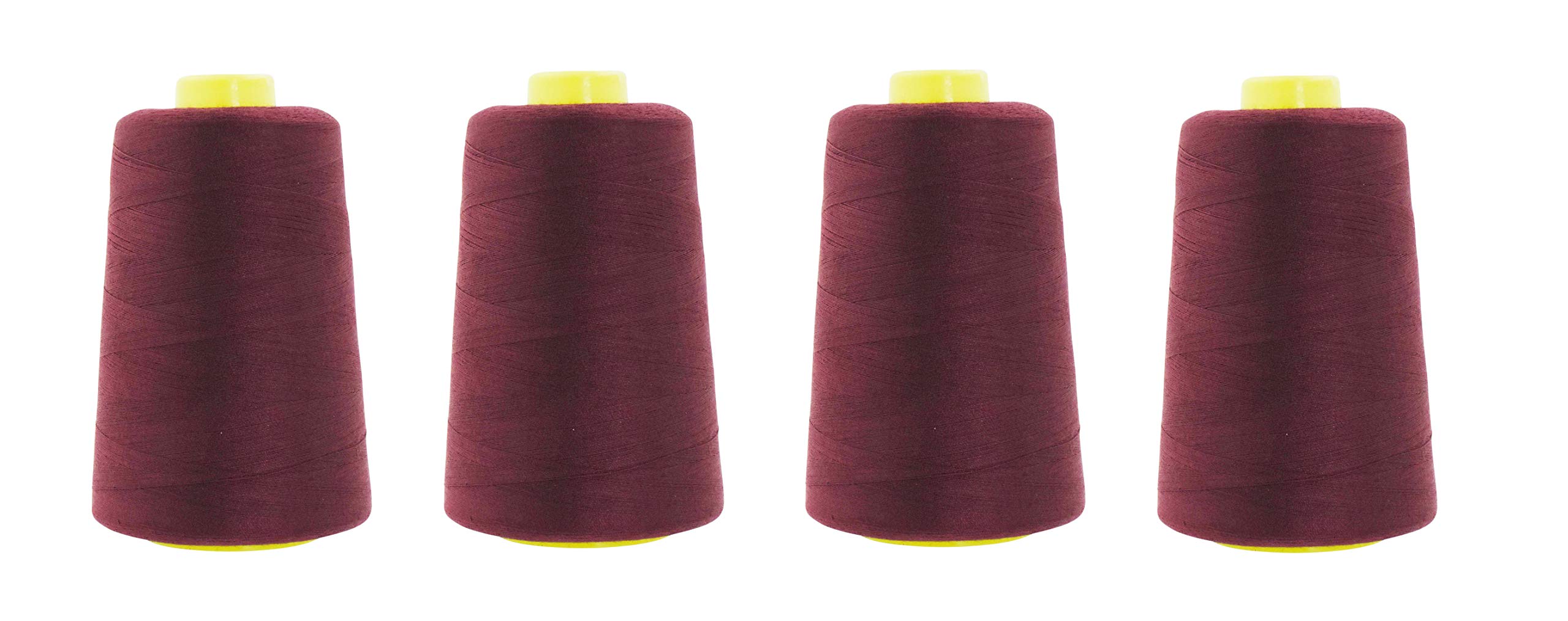 Snapklik.com : Mandala Crafts 4 Pack Of Serger Threads Cones Spools
