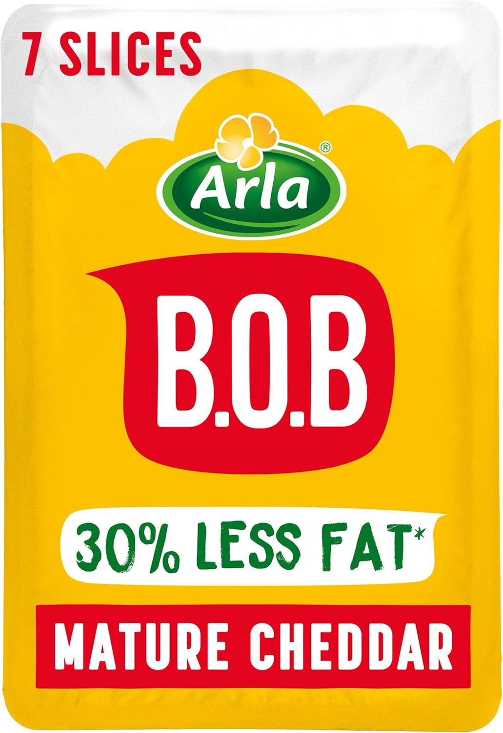 Arla Bob Mature Cheddar Cheese 7 Slices 150 g : Amazon.co.uk: Grocery