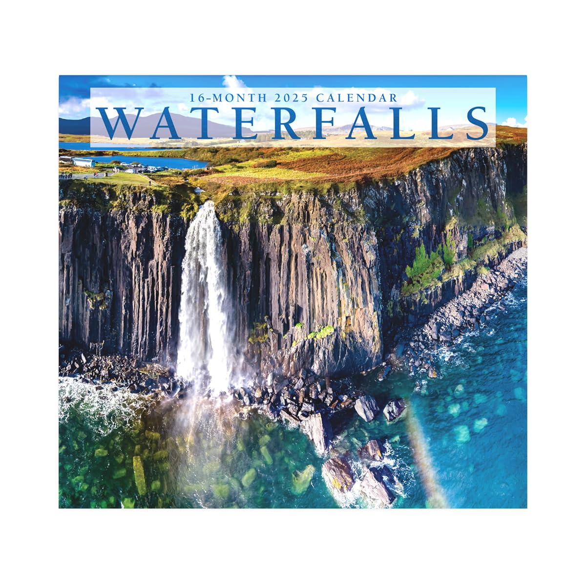 Snapklik.com : Waterfalls 2025 Full Size Wall Calendar For Planning