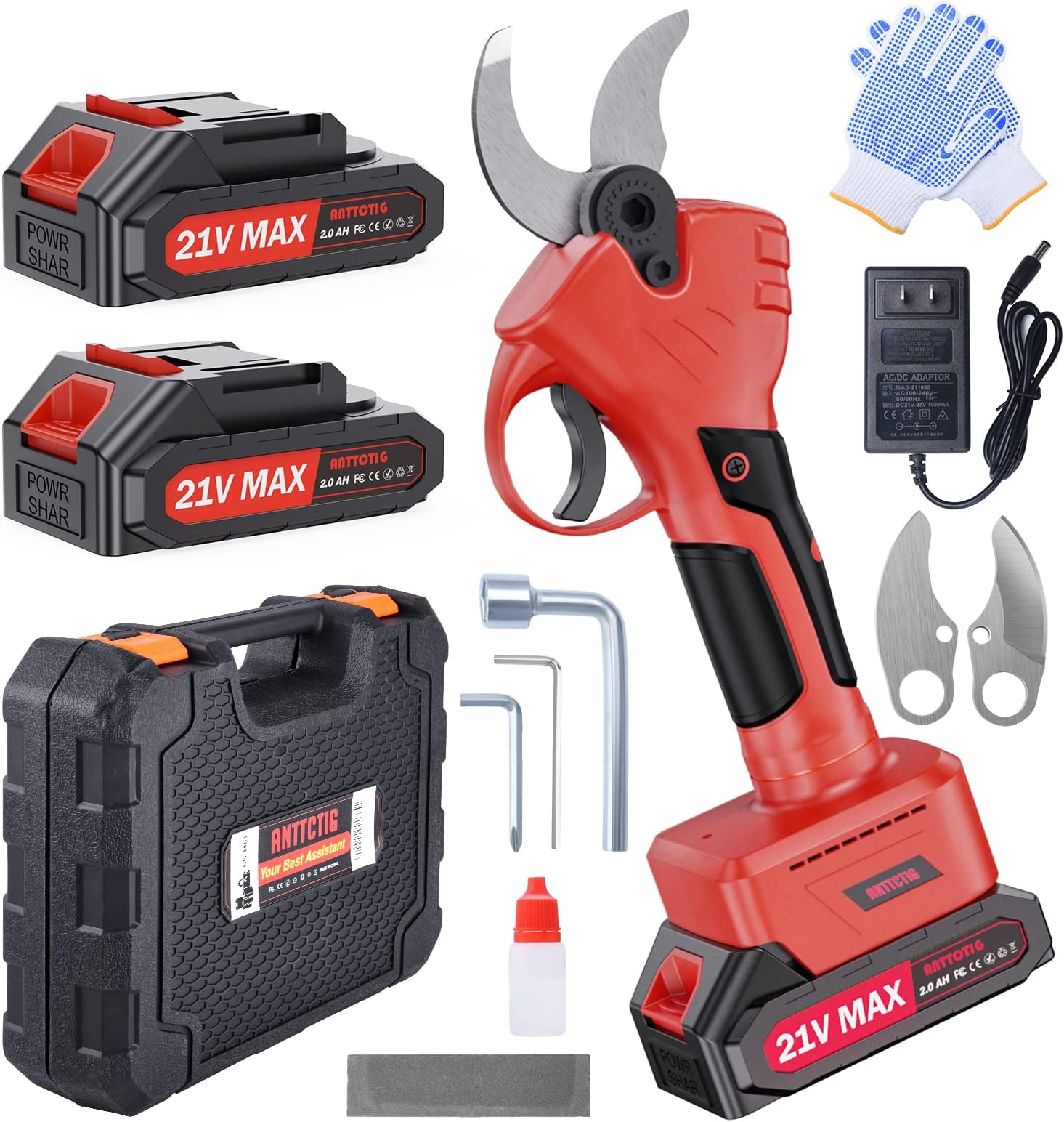 Amazon.com: Electric Pruning Shears, Cordless Electric Pruner Battery ...