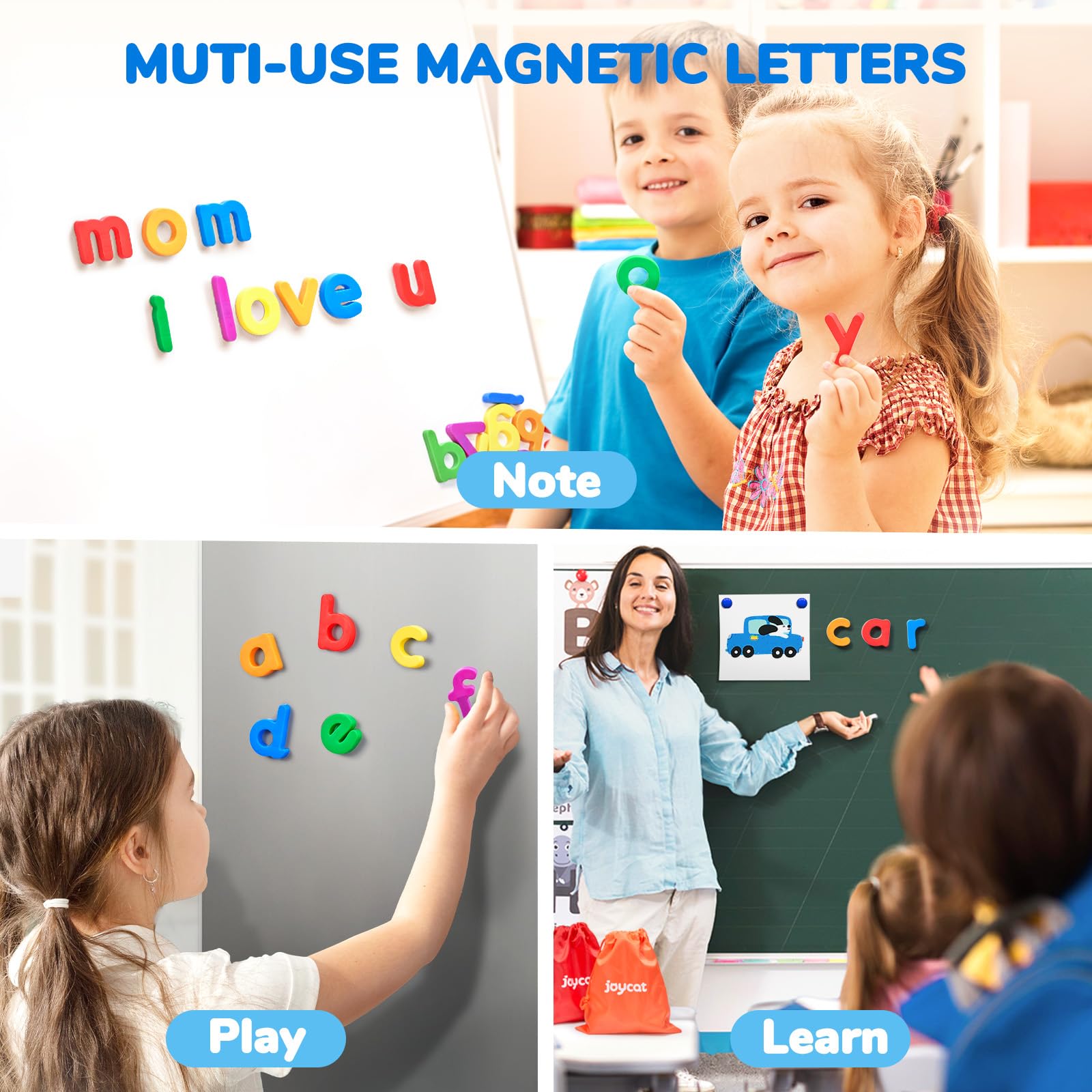 Snapklik.com : Alphabet Magnets, 156-Piece Set Of Lowercase Magnetic ...