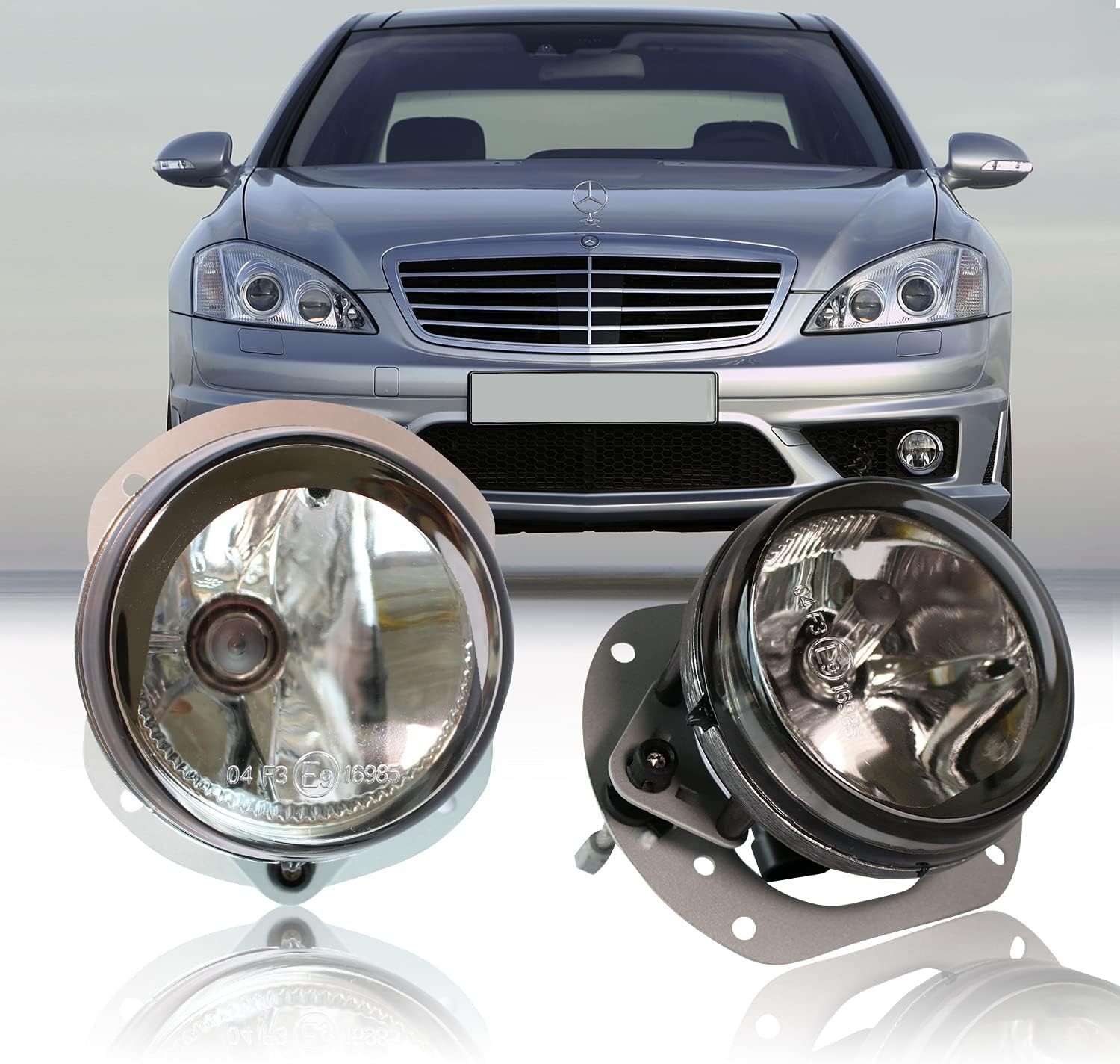 Amazon.com: TLX Fog Lights fit for 2006-2014 Mercedes Benz C200 C230 ...