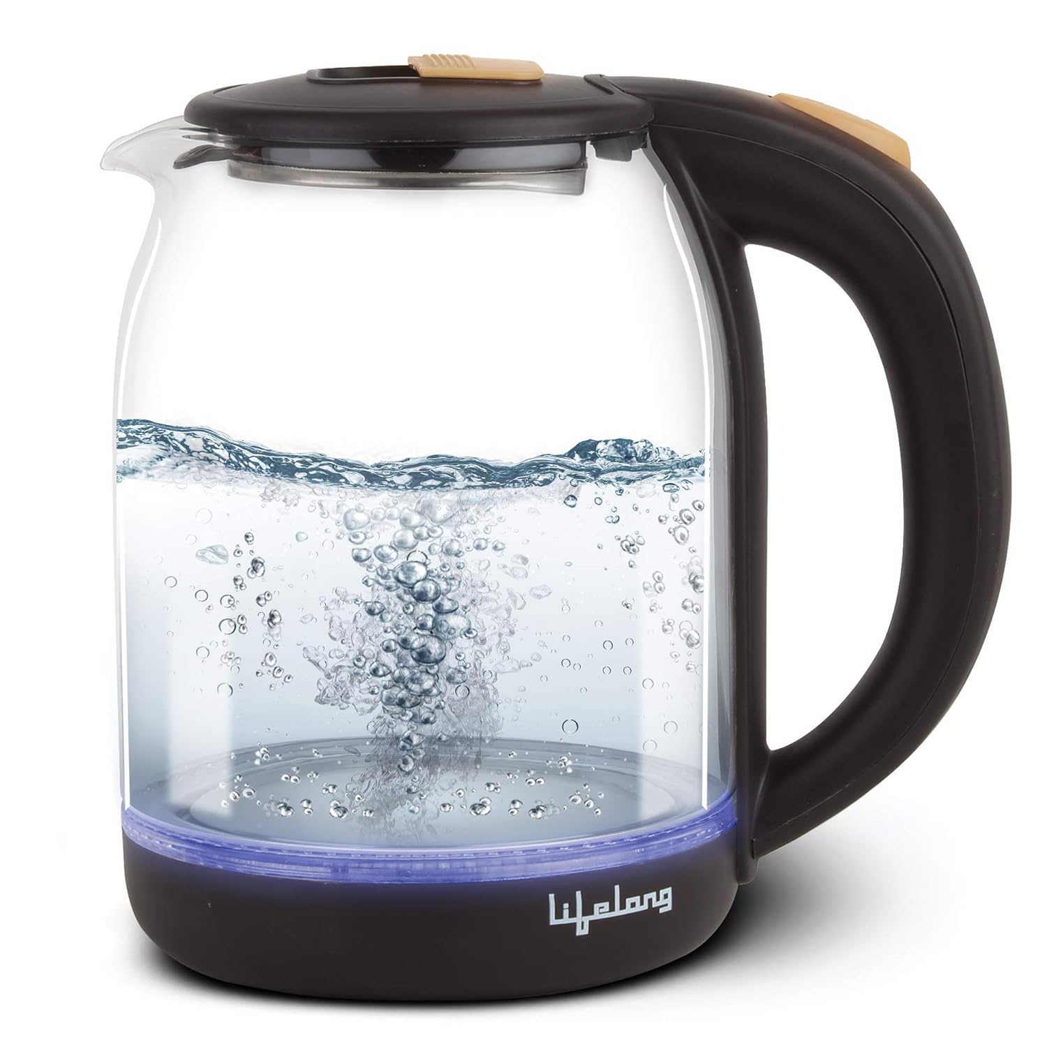 Lifelong LLEK20 Glass Electric Kettle 1.8 Litre with LED Illumination ...
