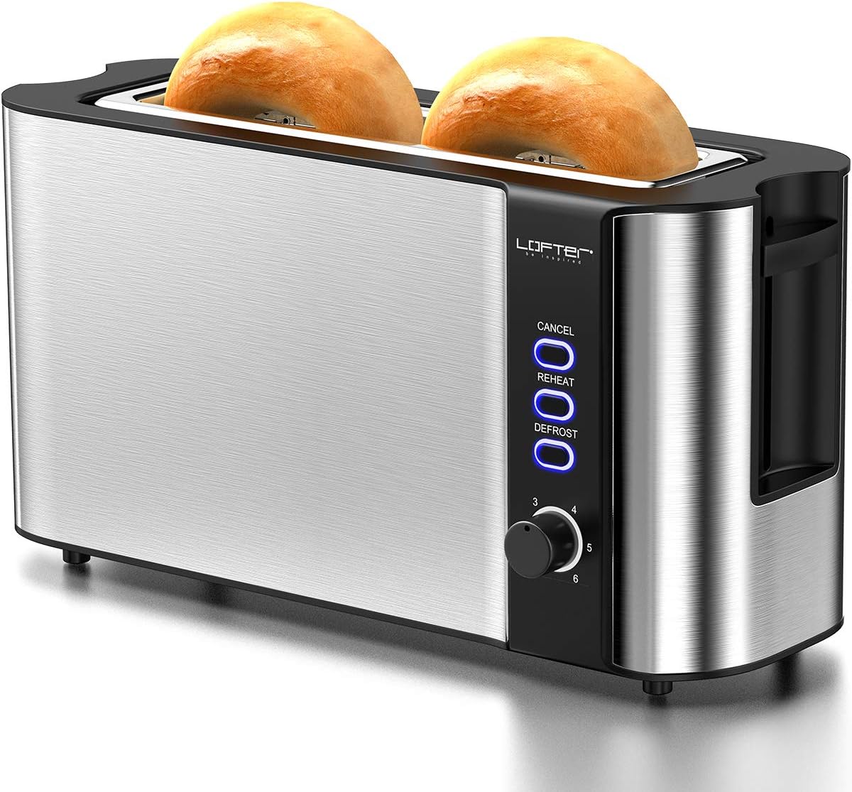 Amazon.com: Long Slot Toaster, 2 Slice Toaster Best Rated Prime with ...