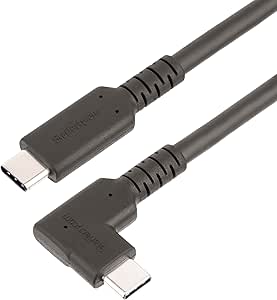 StarTech.com 6ft (2m) Rugged Right Angle USB-C Cable, USB 3.2 Gen 1 (5 ...