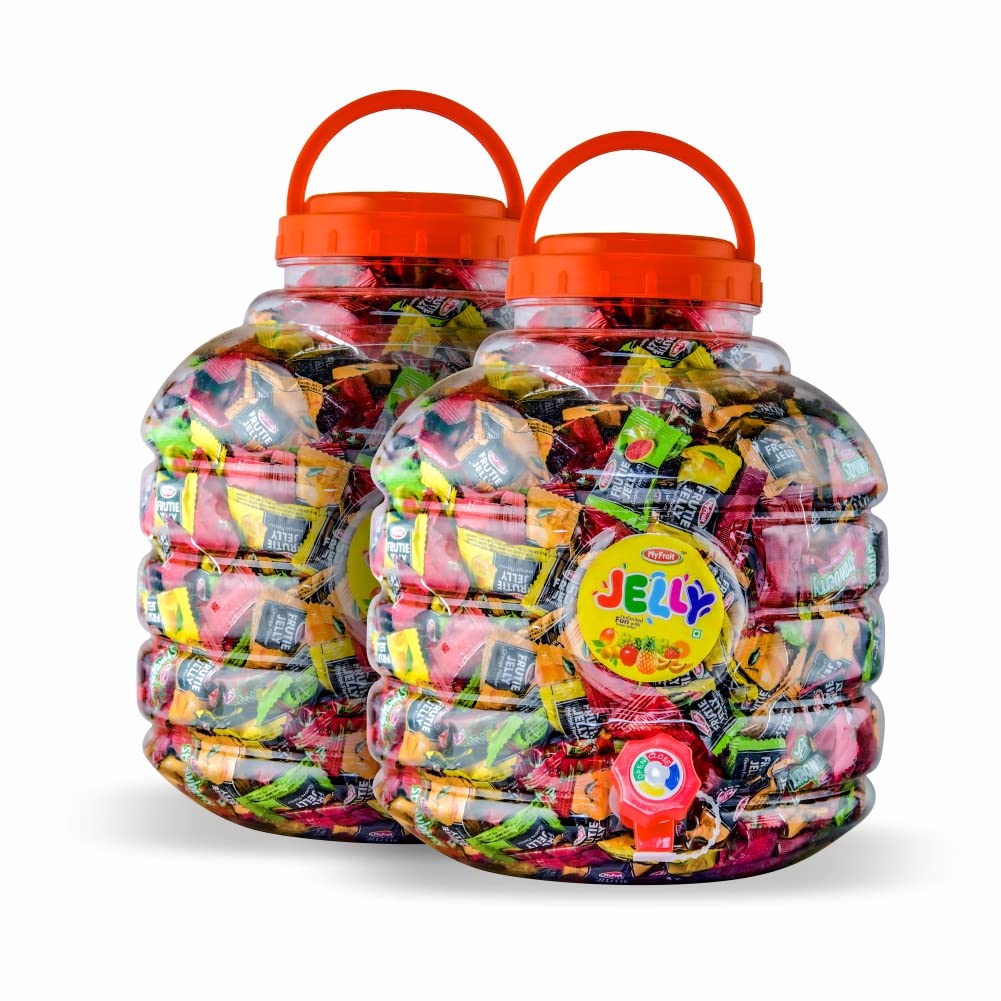 MyFruit Mix Fruit Jelly Jar Assorted Jelly candies Mix Fruit Jelly ...