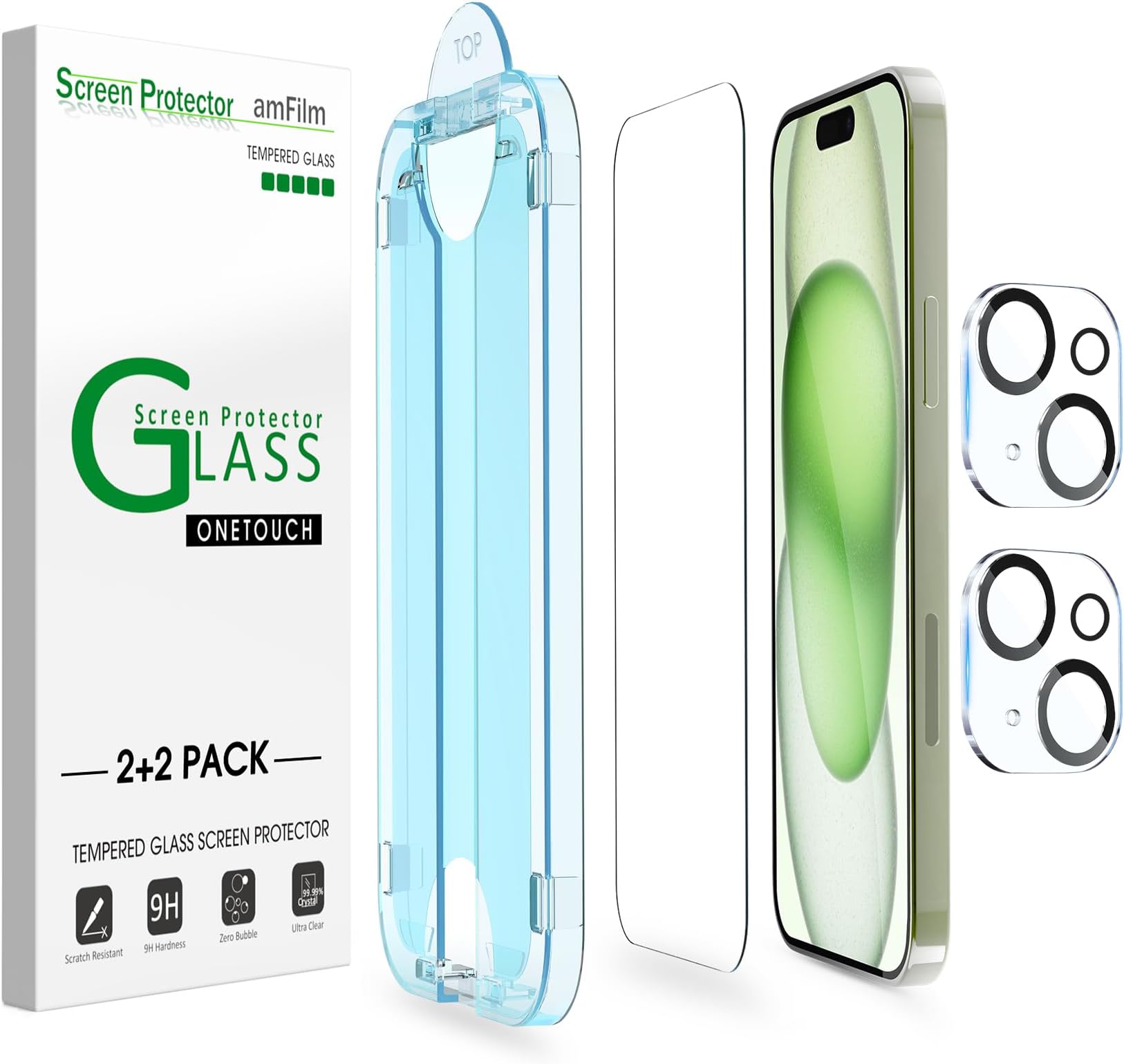 Amazon.com: ZAGG InvisibleShield Glass+ iPhone 15 Plus Screen Protector ...