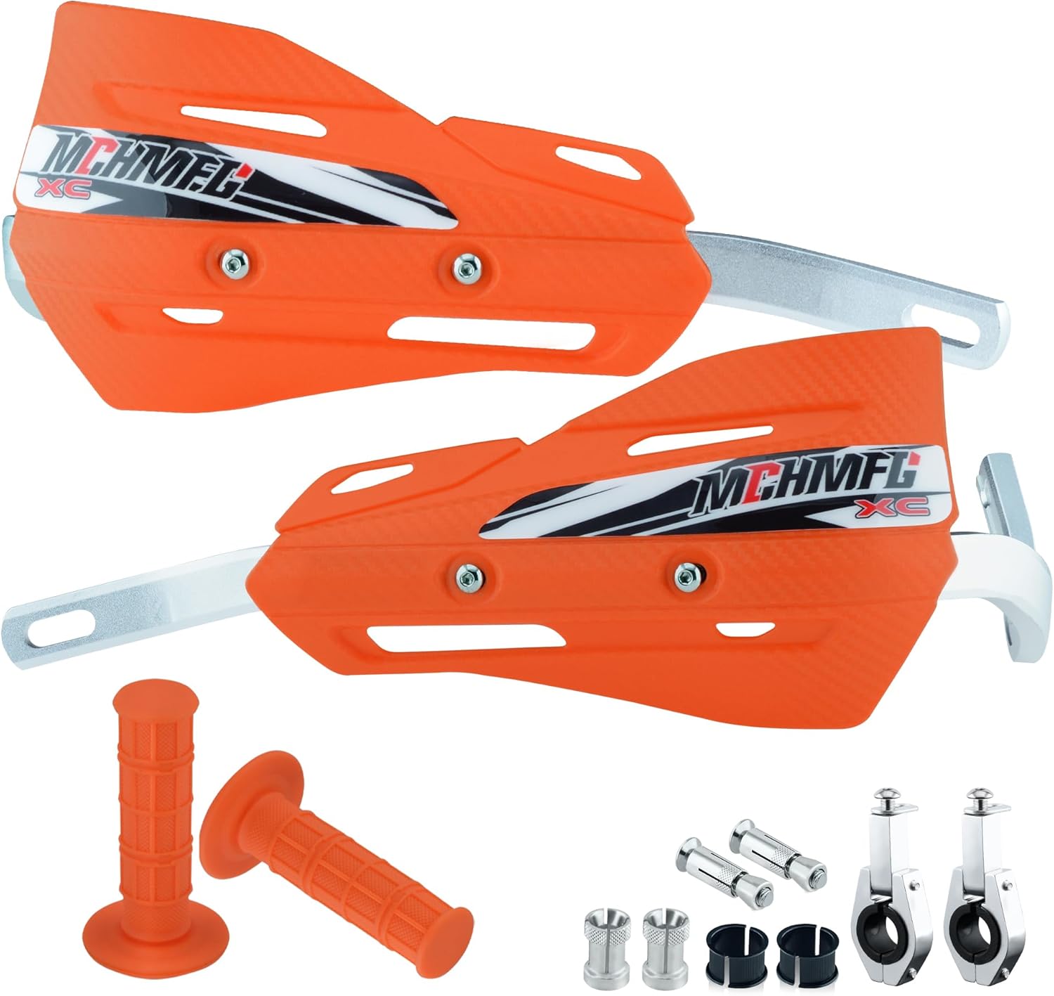 Amazon.com: MCHMFG Dirt Bike Handguards with Grips - 7/8" and 1 1/8 ...