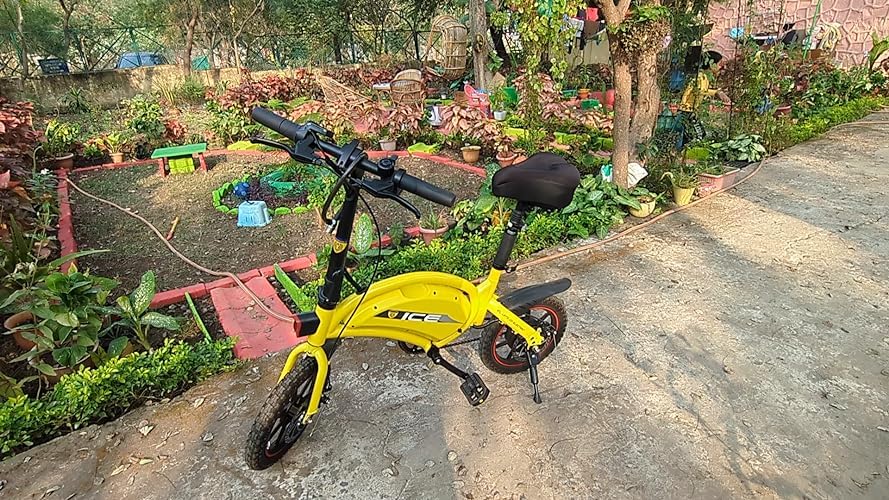 Motovolt ICE Folding Electric Cycle | App Connected Standard Bicycle ...