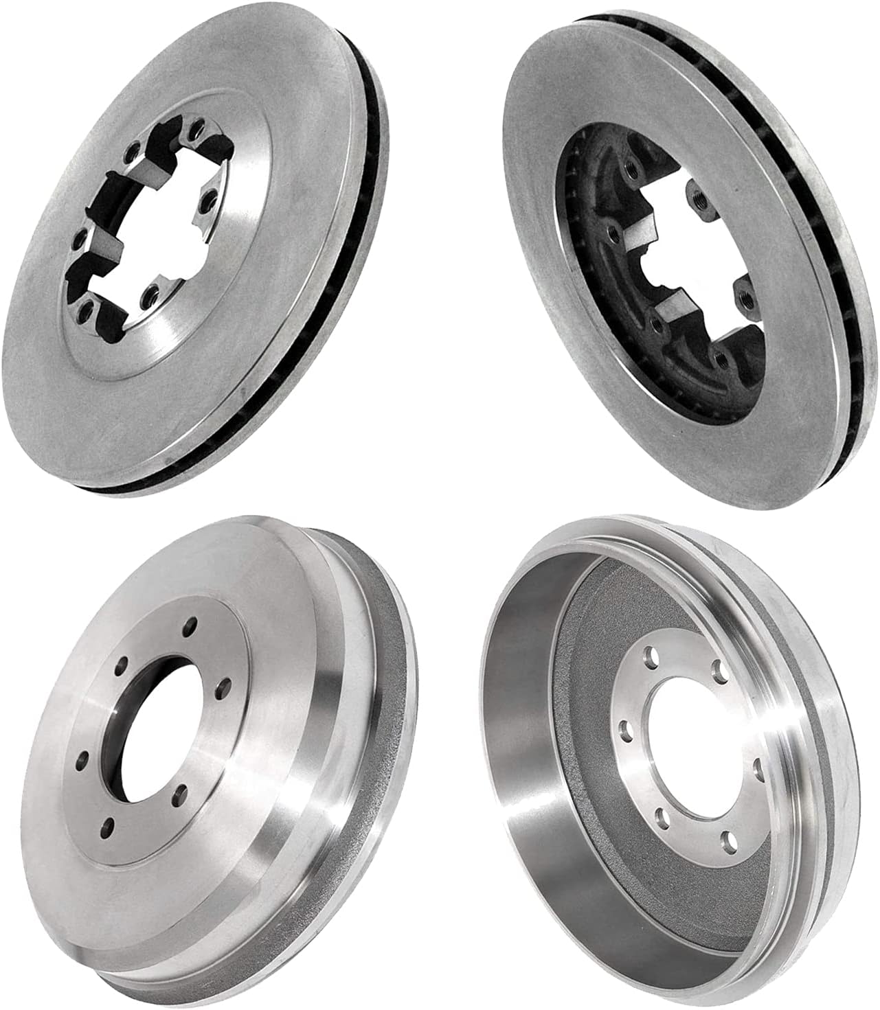Amazon.com: Detroit Axle - 6-Lug Brake Rotors Brake Drums for Chevy Colorado GMC Canyon Isuzu i ...