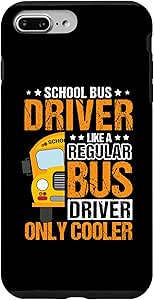 Amazon.com: iPhone 7 Plus/8 Plus School Bus Driver Appreciation Funny ...