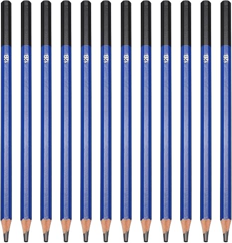 Amazon.com : PATIKIL 12B Drawing Pencils, 12PCS Sketch Pencils for ...