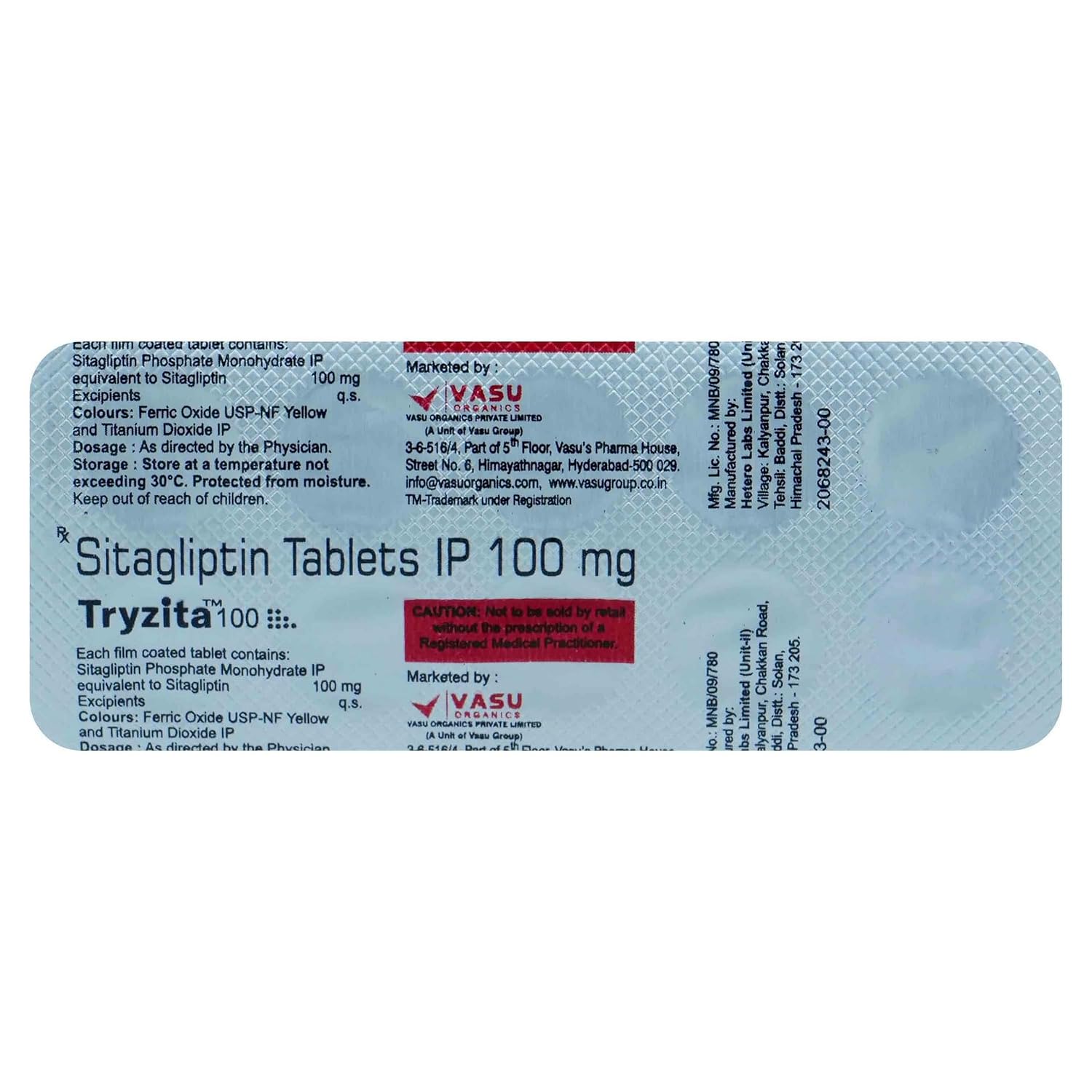 Tryzita 100 - Strip of 10 Tablets : Amazon.in: Health & Personal Care