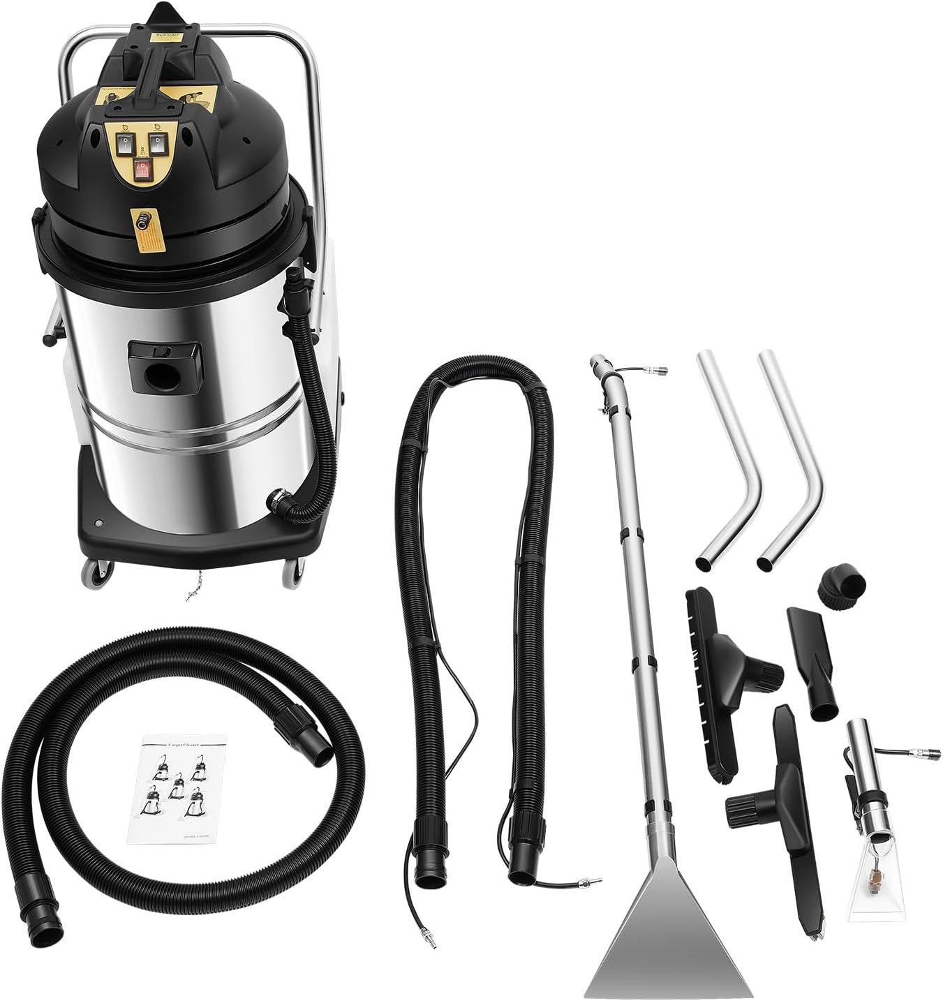 Amazon.com: 60L/15.85gal Commercial Carpet Cleaner Machine,3In1 Heavy ...