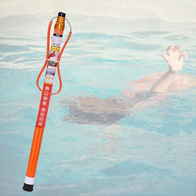 Telescopic Life-saving Pole For Swimming Pool, 4.5 5.5 6.5 10 M Water ...