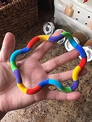 Amazon.com: Tangle Jr. Fuzzies Pink and Blue - Fuzzy Fidget Toy - Fuzzy ...