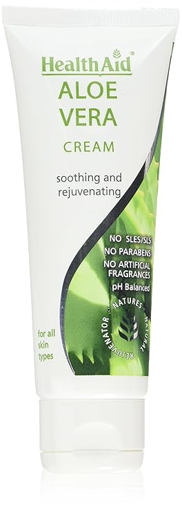 Amazon.com : Health Aid Natural Aloe Vera High Potency Cream 75ml ...