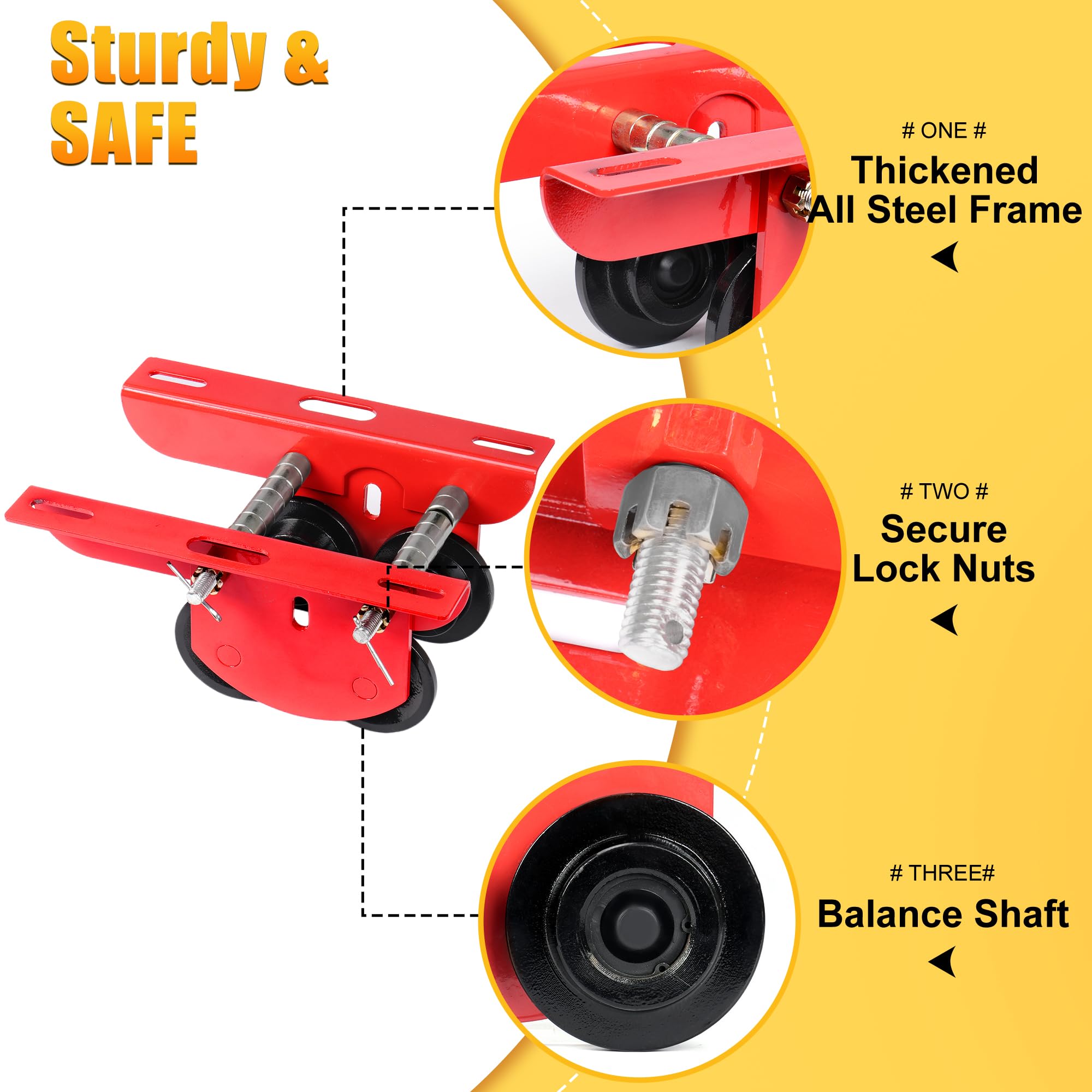 Heavy Duty Hoist Trolley 2204lbs Capacity Electric Hoist Trolley ...