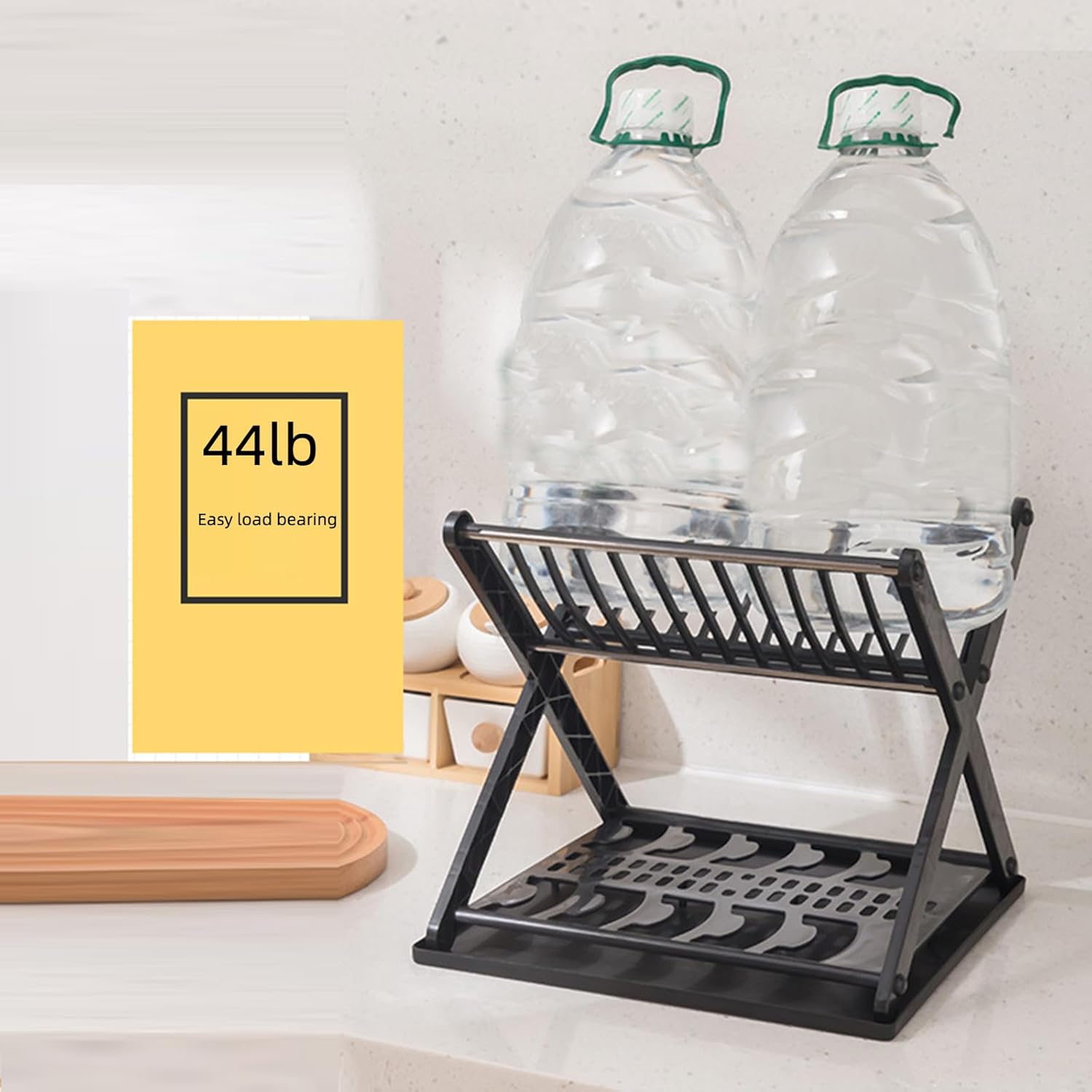 LYYMORPH Escurridor de platos, escurridor de platos para encimera de cocina, escurridor de ...