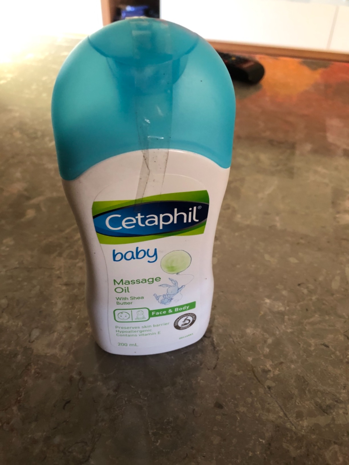 CETAPHIL Baby Massage Oil 200ml, With Shea Butter & Vitamin E ...