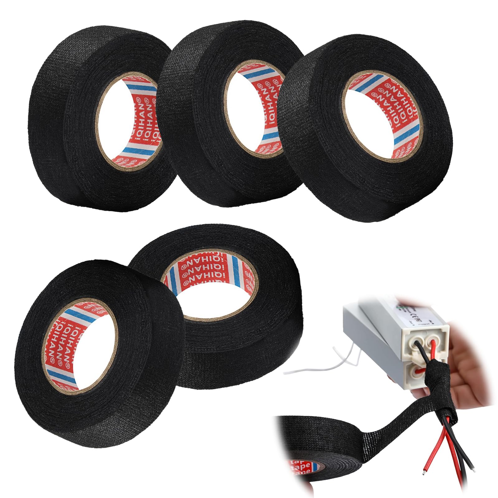 Amazon.com: ZBGUN 5 PCS Automotive Wire Harness Tape for Wrap ...