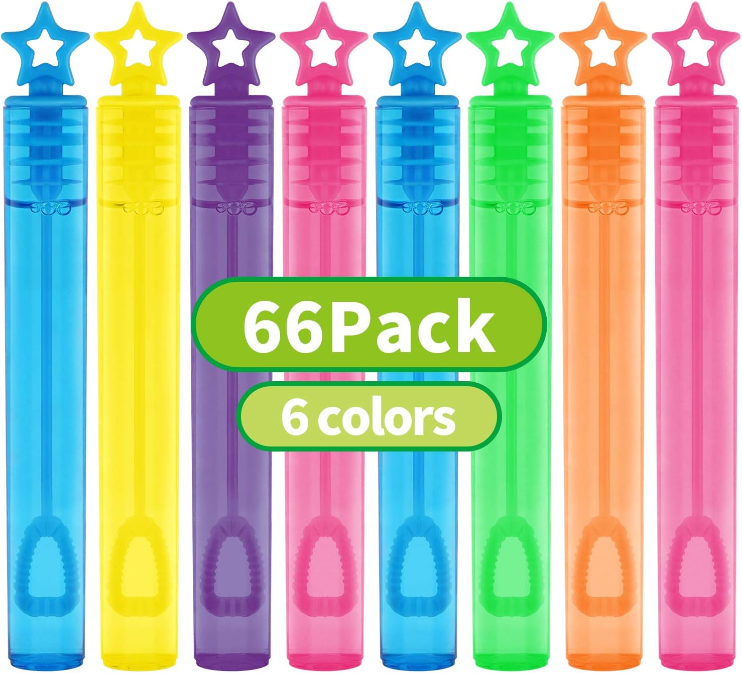 JOYIN 72-Piece Mini Bubble Wands Bulk, Summer Toy, Party Favor ...