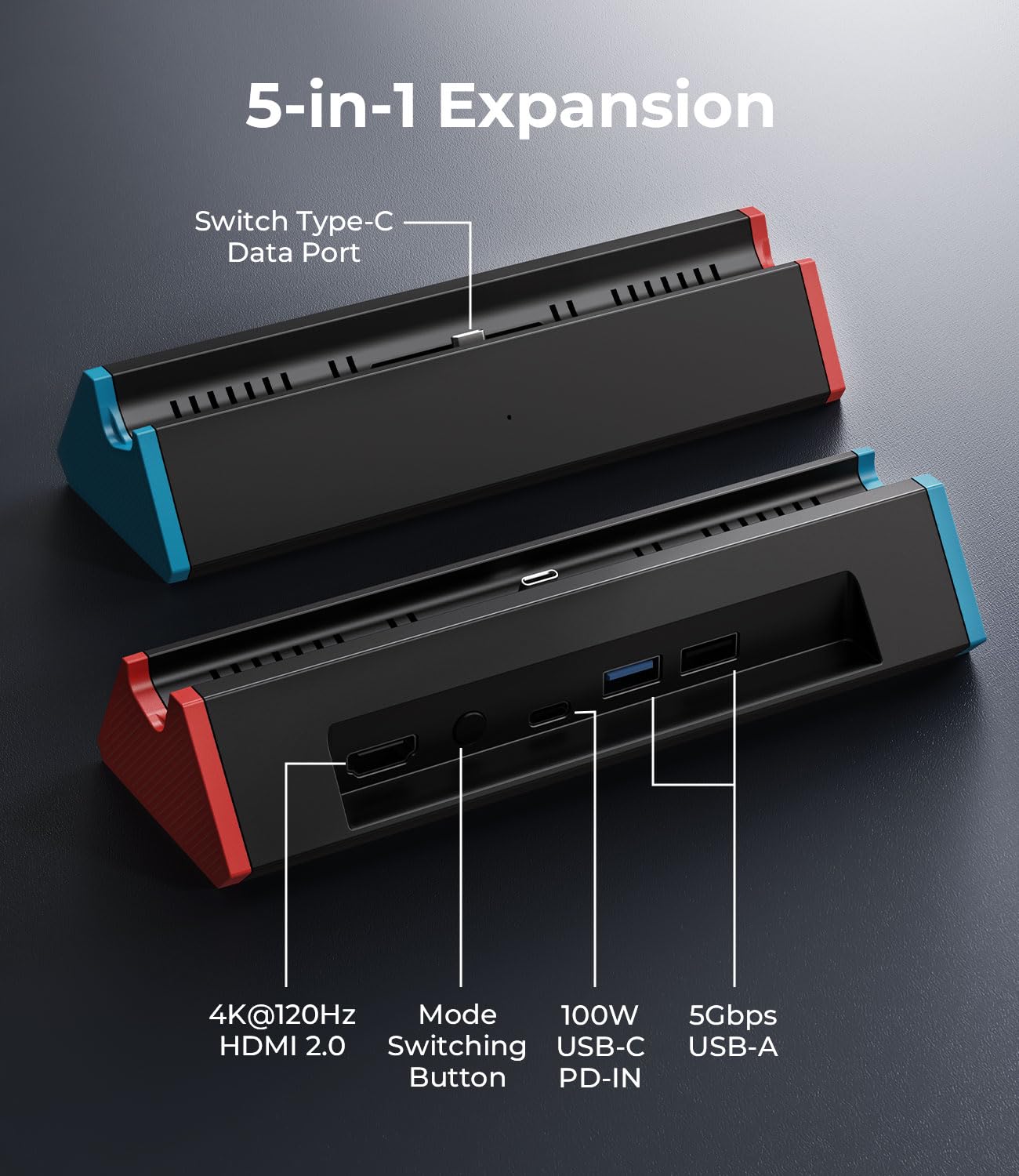 Snapklik.com : Antank Dock Station For Nintendo Switch 2/OLED/1 ...