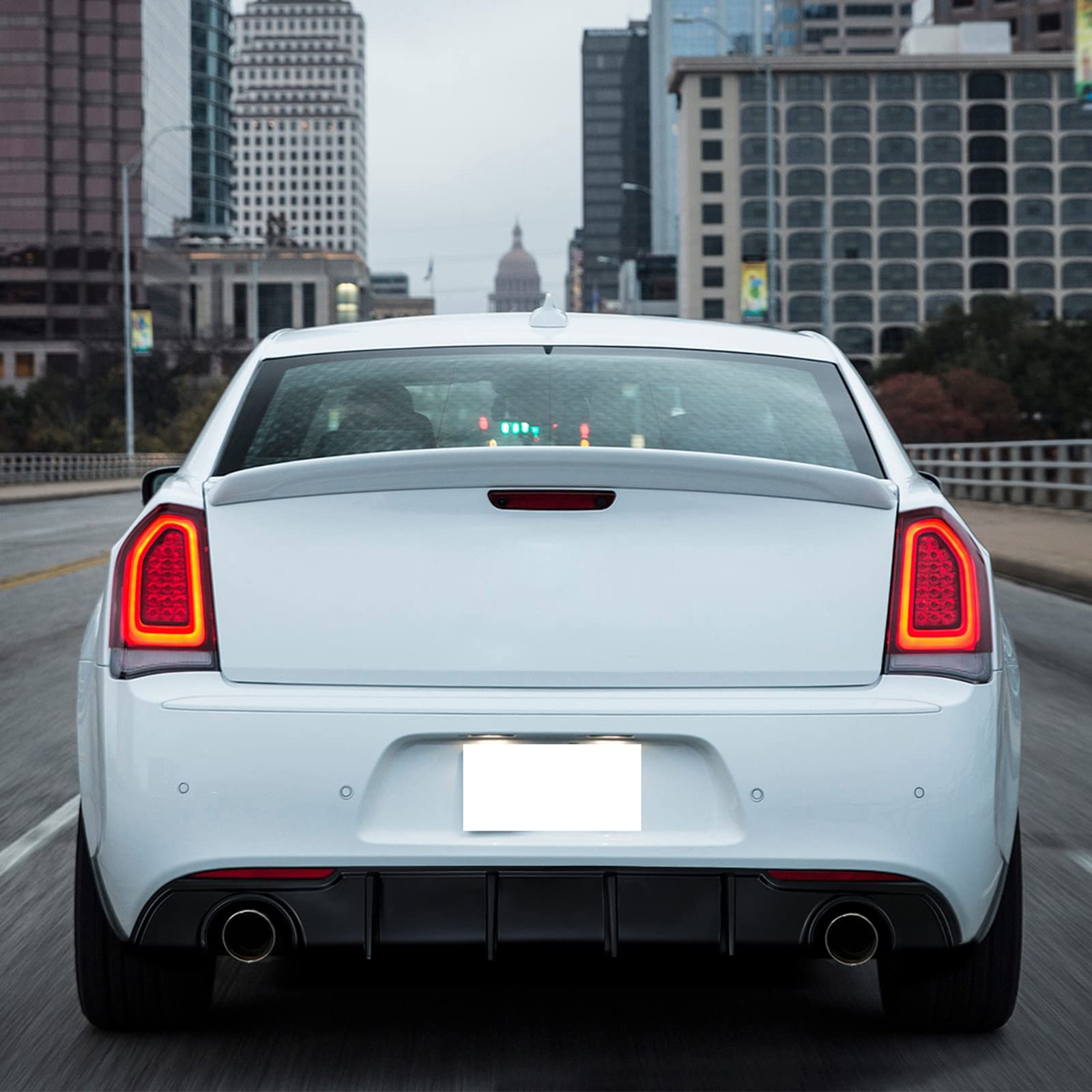 FREEMOTOR802 Compatible with 2015-2023 Chrysler 300 Rear Diffuser ...