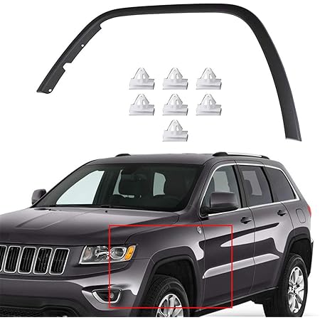 Amazon.com: Car Black Wheel Eyebrow Front Passenger Side Fender Flares ...