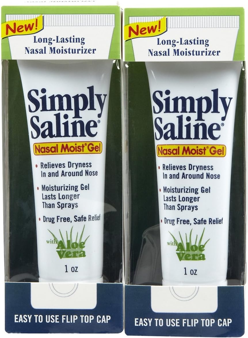 Amazon.com: Simply Saline Adult Nasal Gel, Nasal Moist Gel, 1-Ounce ...