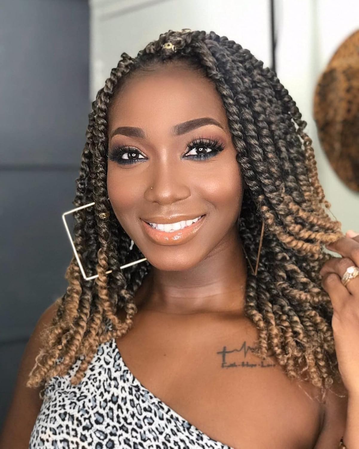 Amazon.com : WUDAS Short Passion Twist Hair 14 Inch Pre-twisted Passion ...