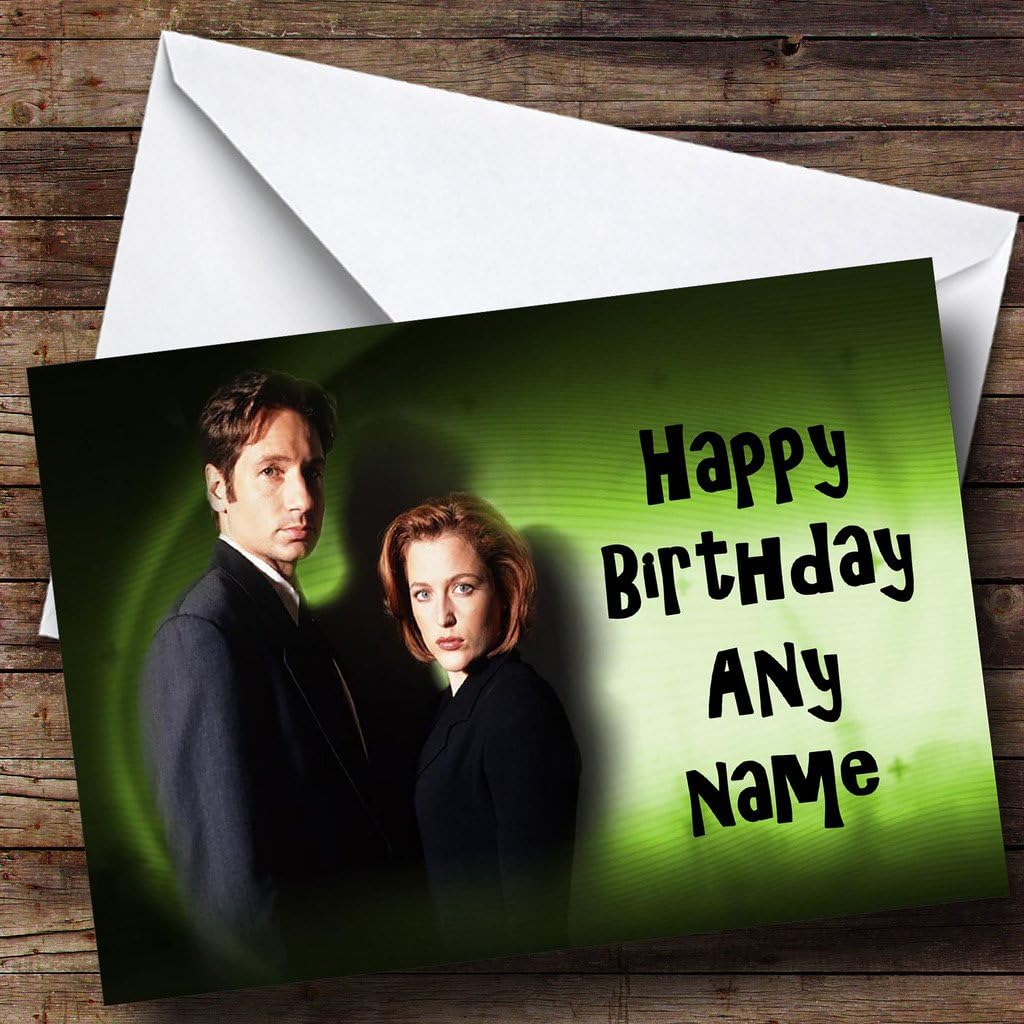 Personalised The X Files Birthday Card : Amazon.co.uk: Stationery ...