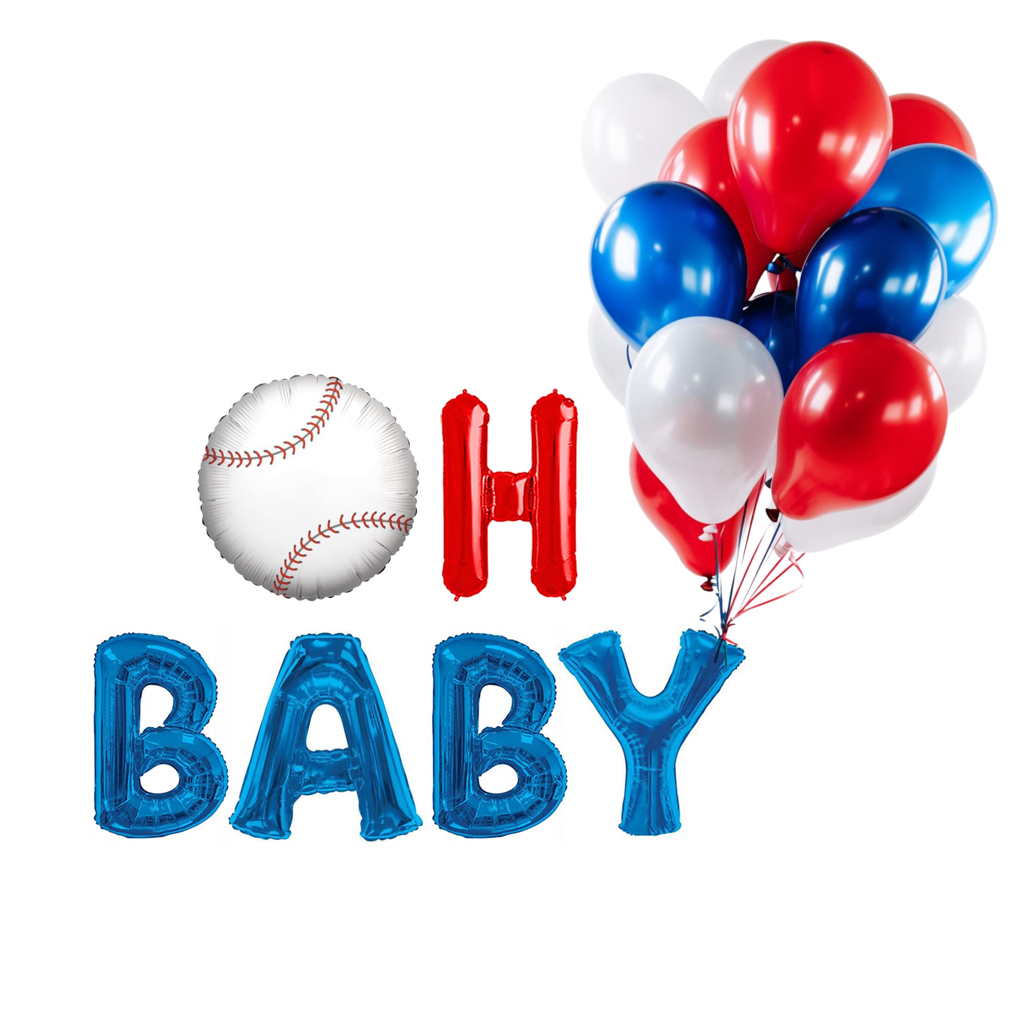 Baseball Theme Baby Shower Banner 2PCS Baseball Party Paper Banner